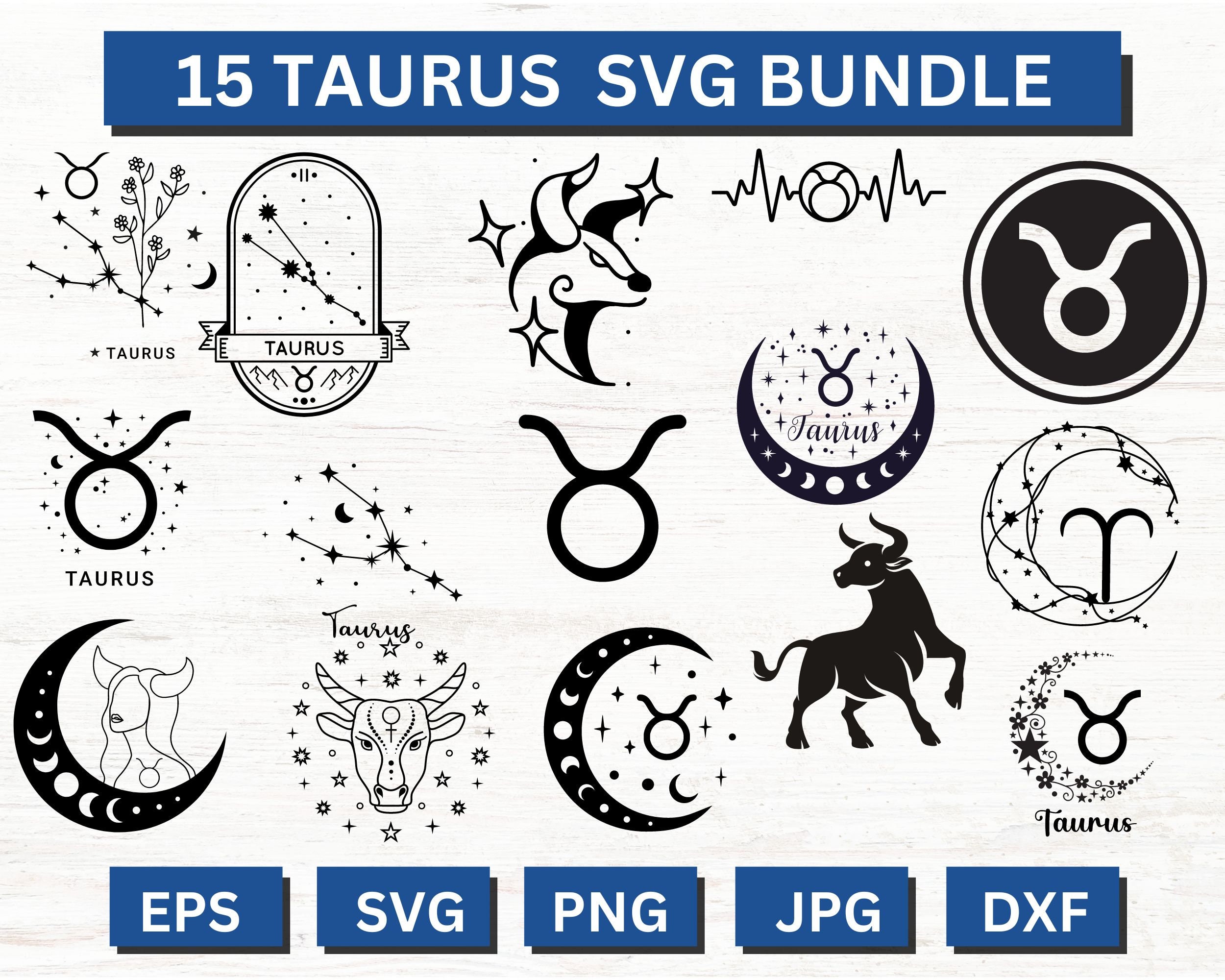 Taurus Svg, Astrology Svg, Taurus Png, Taurus Zodiac Svg, Taurus Cut ...