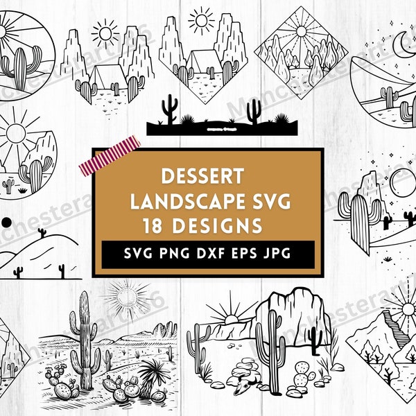 Landscape Svg - Etsy