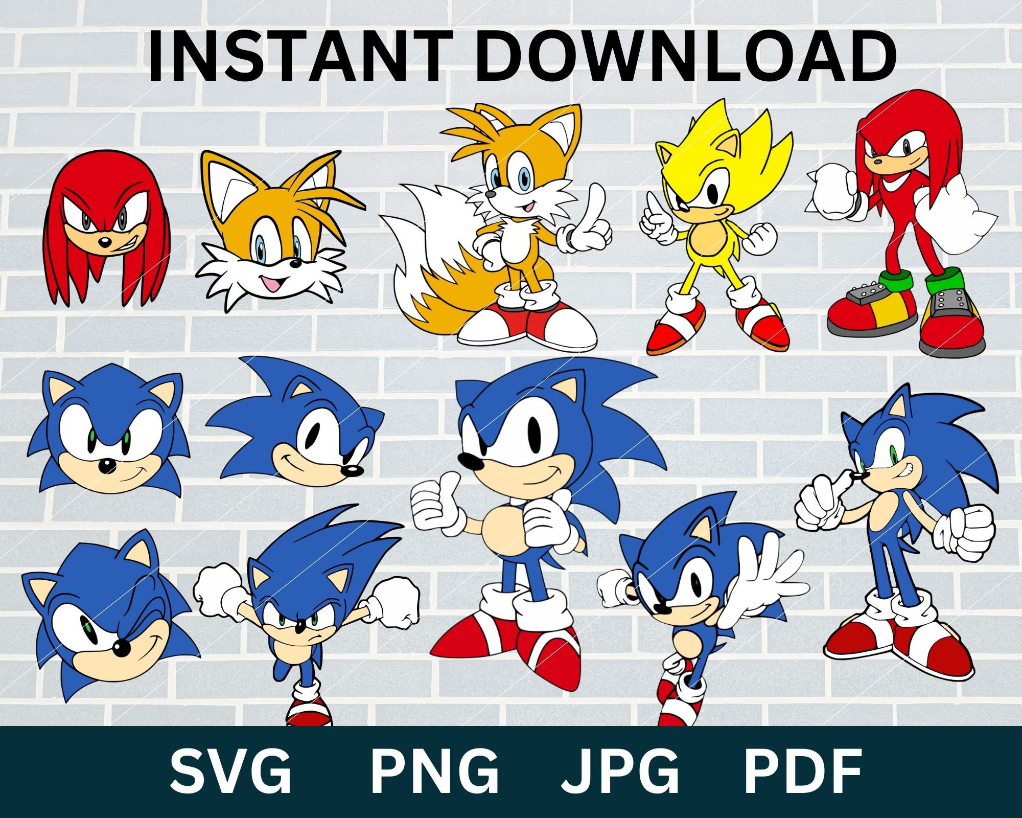 Sonic Svg, Sonic the Hedgehog, Sonic, Sonic Clipart, Sonic Png, Sonic ...