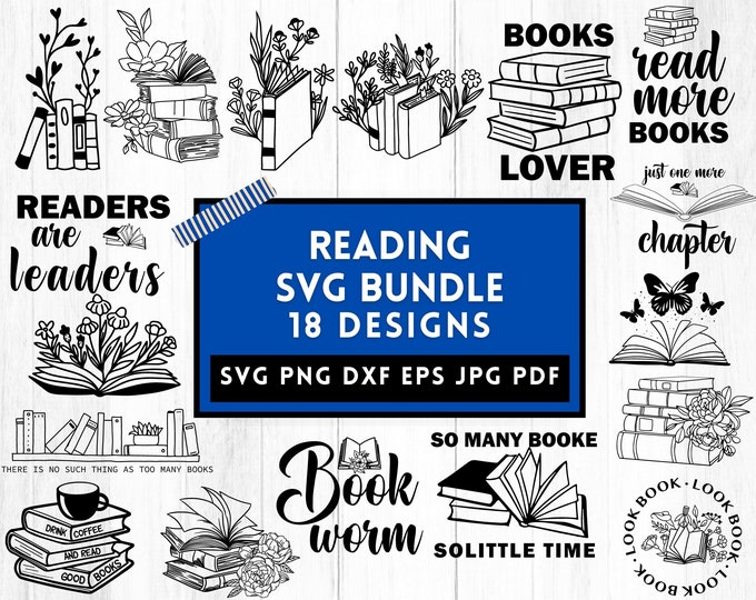 One Line Svg One Line Book Svg Book Svg Reading Svg Reader Svg ...