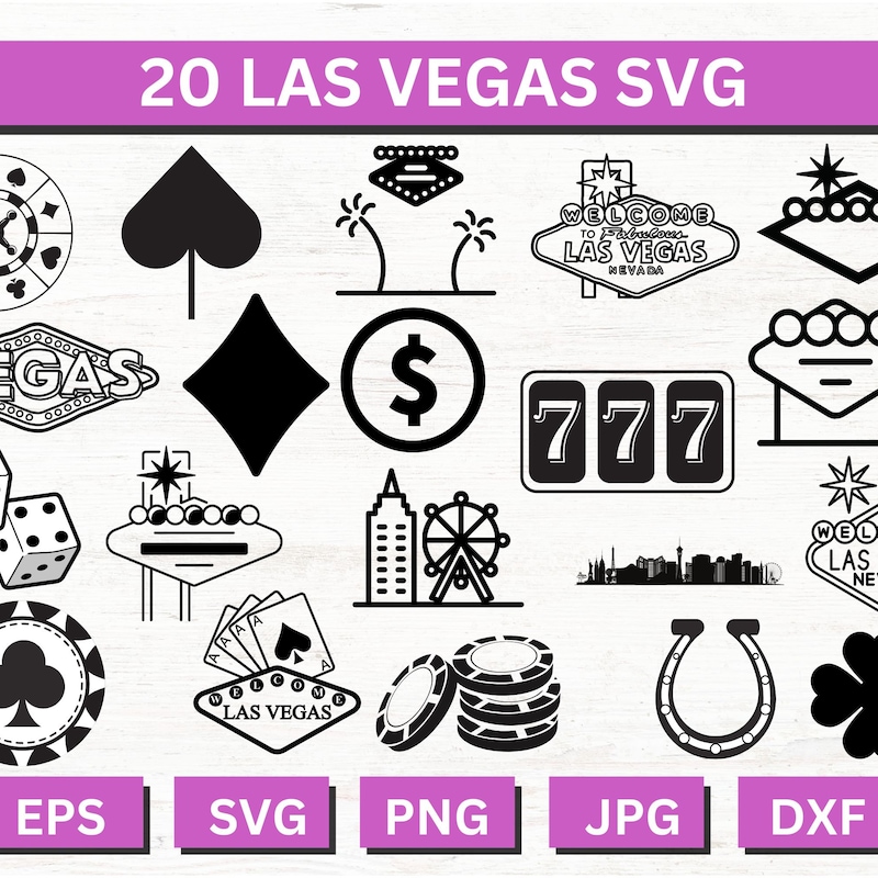 Vegas Svg - Etsy