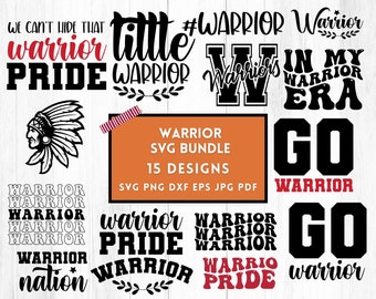 15 Digital Download Files, Warrior Svg/ Png Files, Vector Files ...