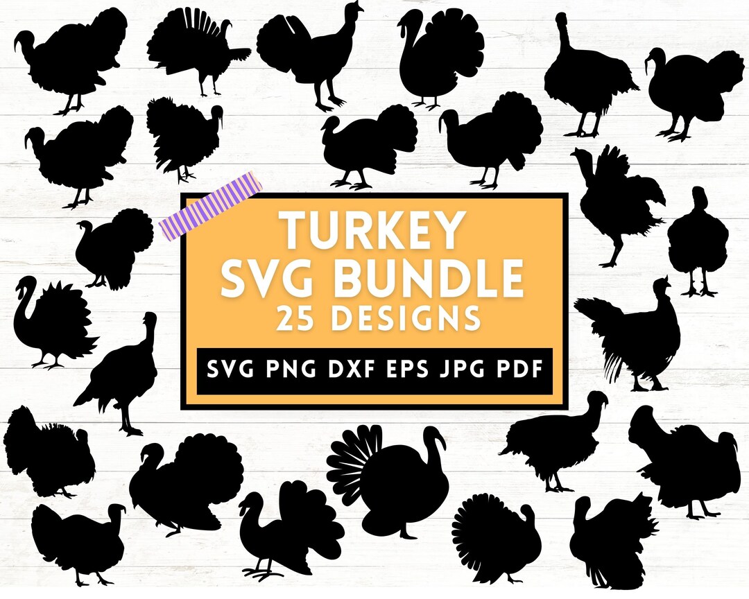 Turkey Svg, Turkey Clipart, Turkey Png, Turkey Cut File, Turkey ...