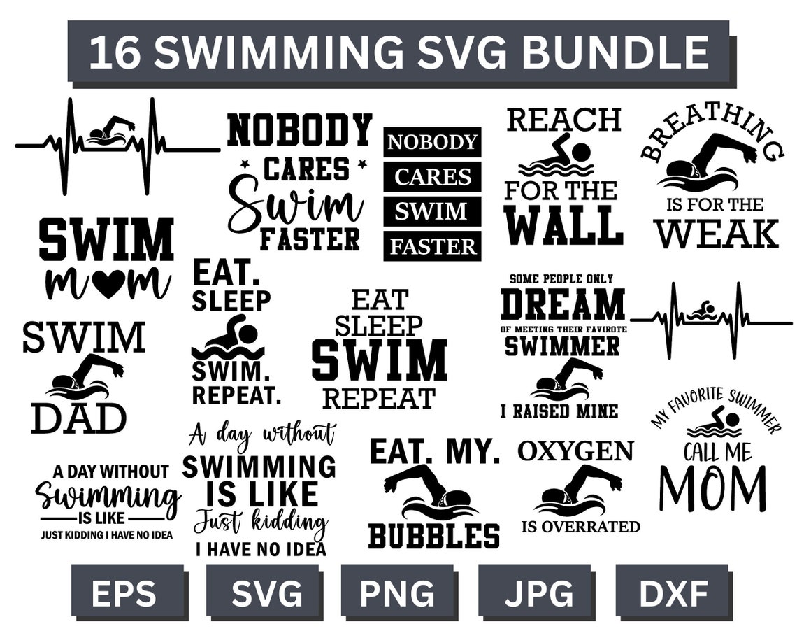Swimming Svg Swimmer Svg Swim Mom Svg Swim Team Svg - Etsy UK