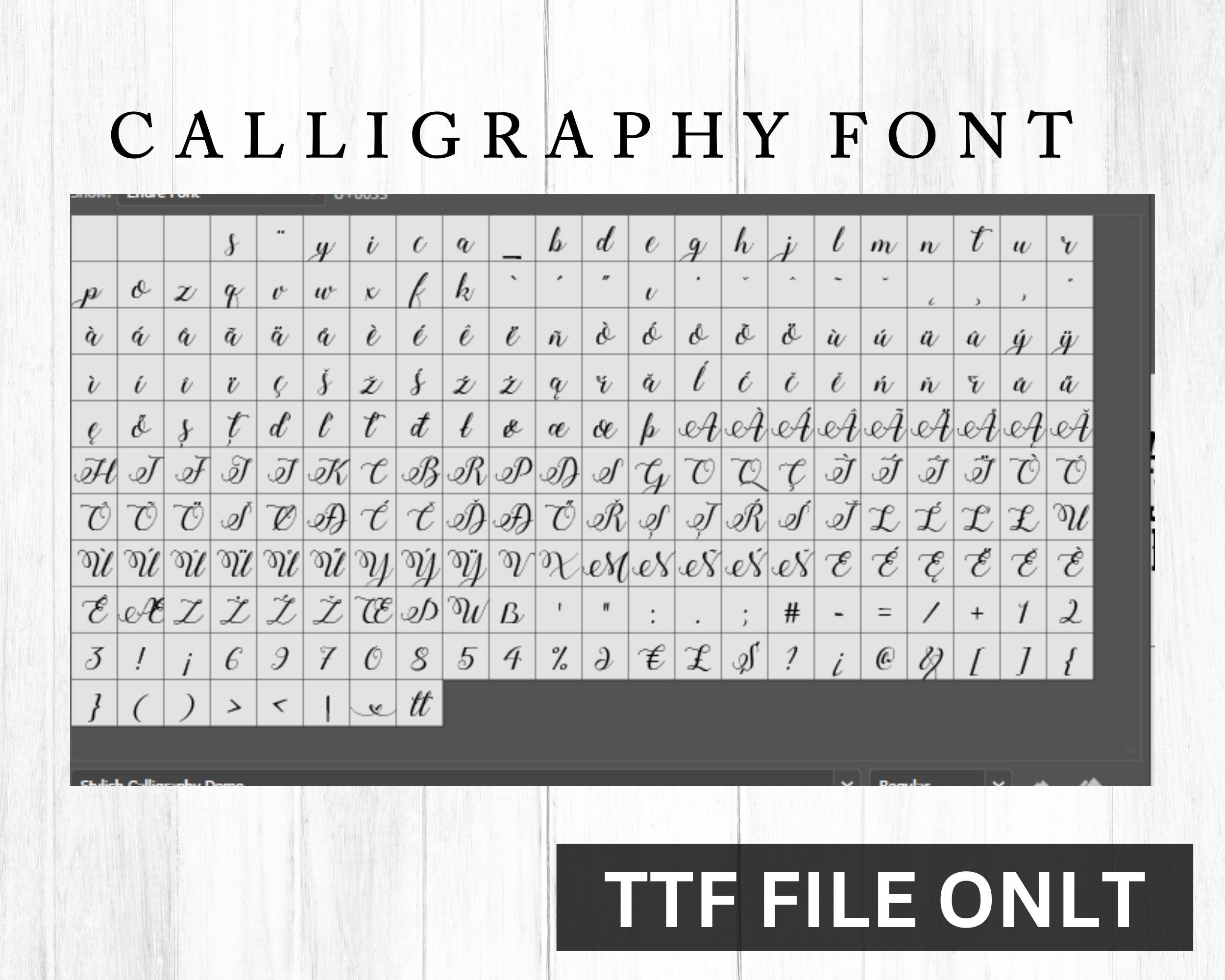 Calligraphy Font, Script Font, Calligraphy Png, Handwritten Font ...