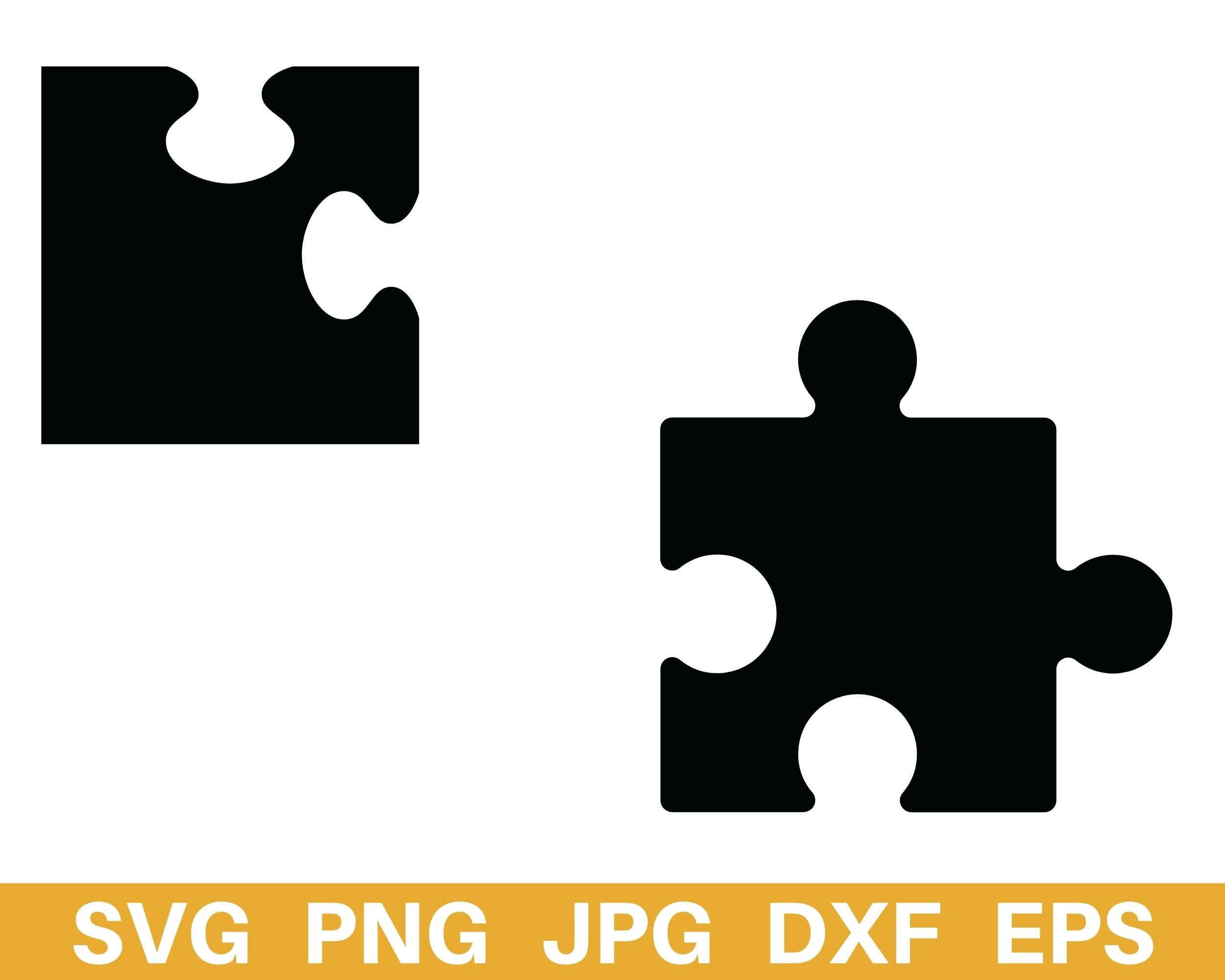Puzzle Piece Svg Bundle, Puzzle Piece Png, Funny Svg Files, Svg for ...