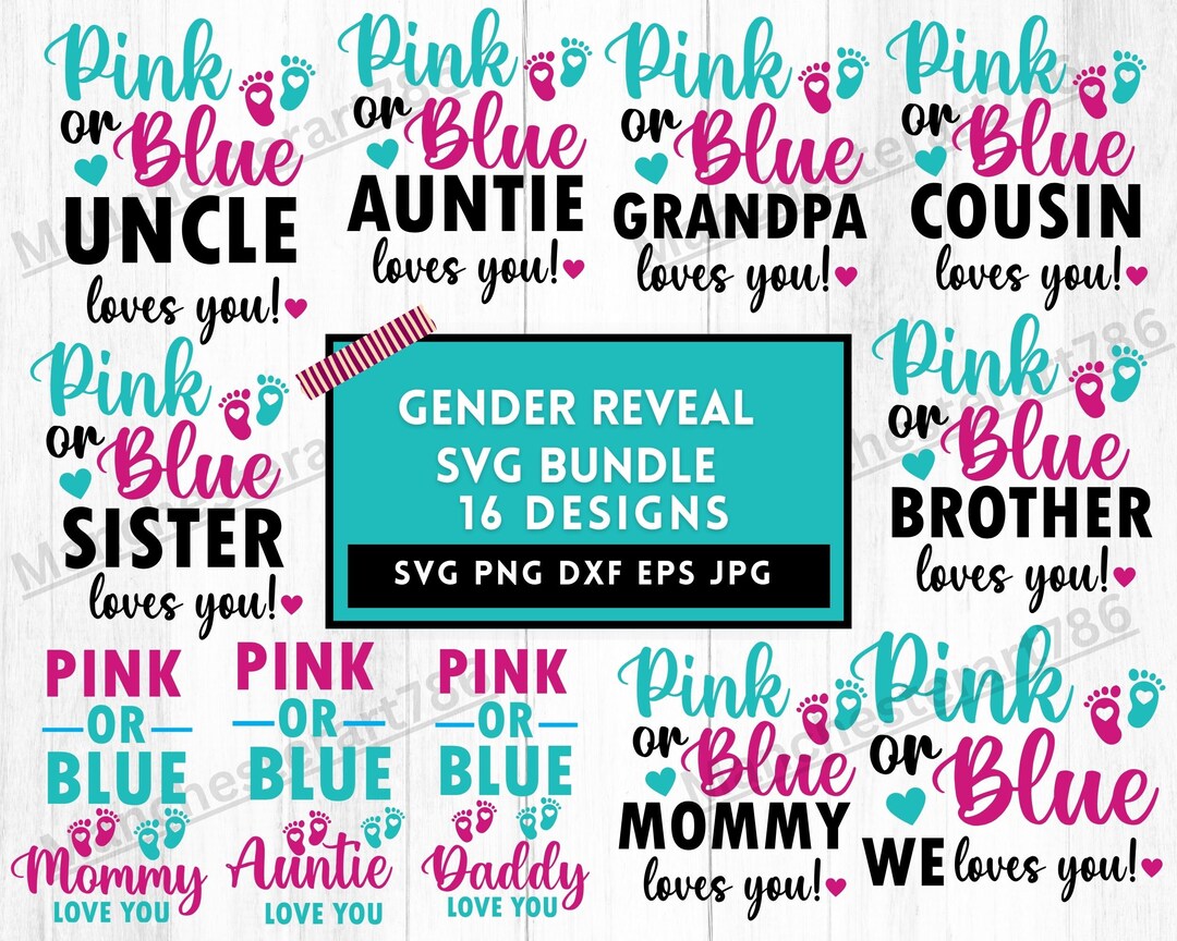 Buy Gender Reveal Svg, Baby Shower Svg, Baby Svg, Gender Reveal Clipart ...