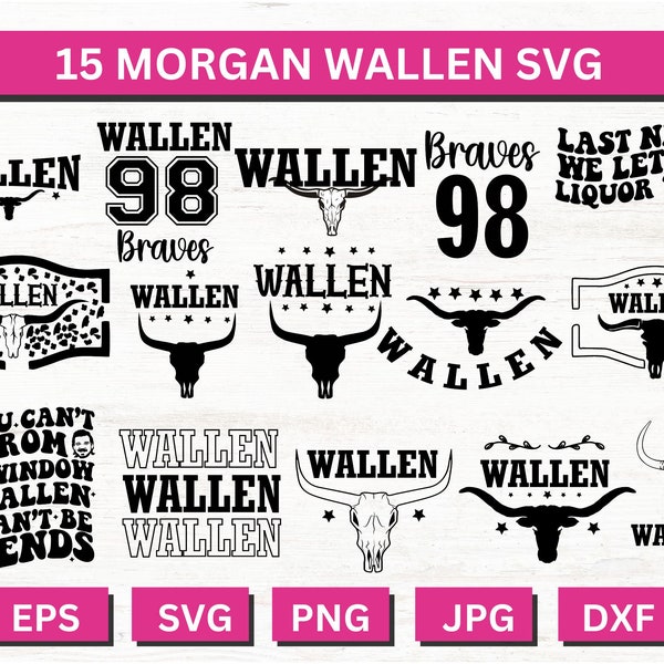 Morgan Wallen Svg - Etsy