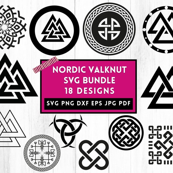 Valknut Svg - Etsy