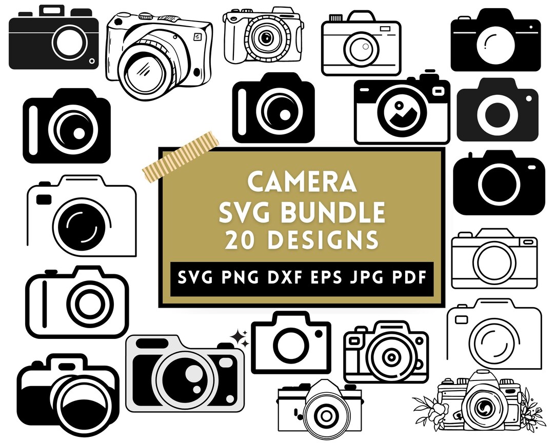 Camera Svg, Photography Svg, Camera Clipart, Camera Cut File, Camera ...