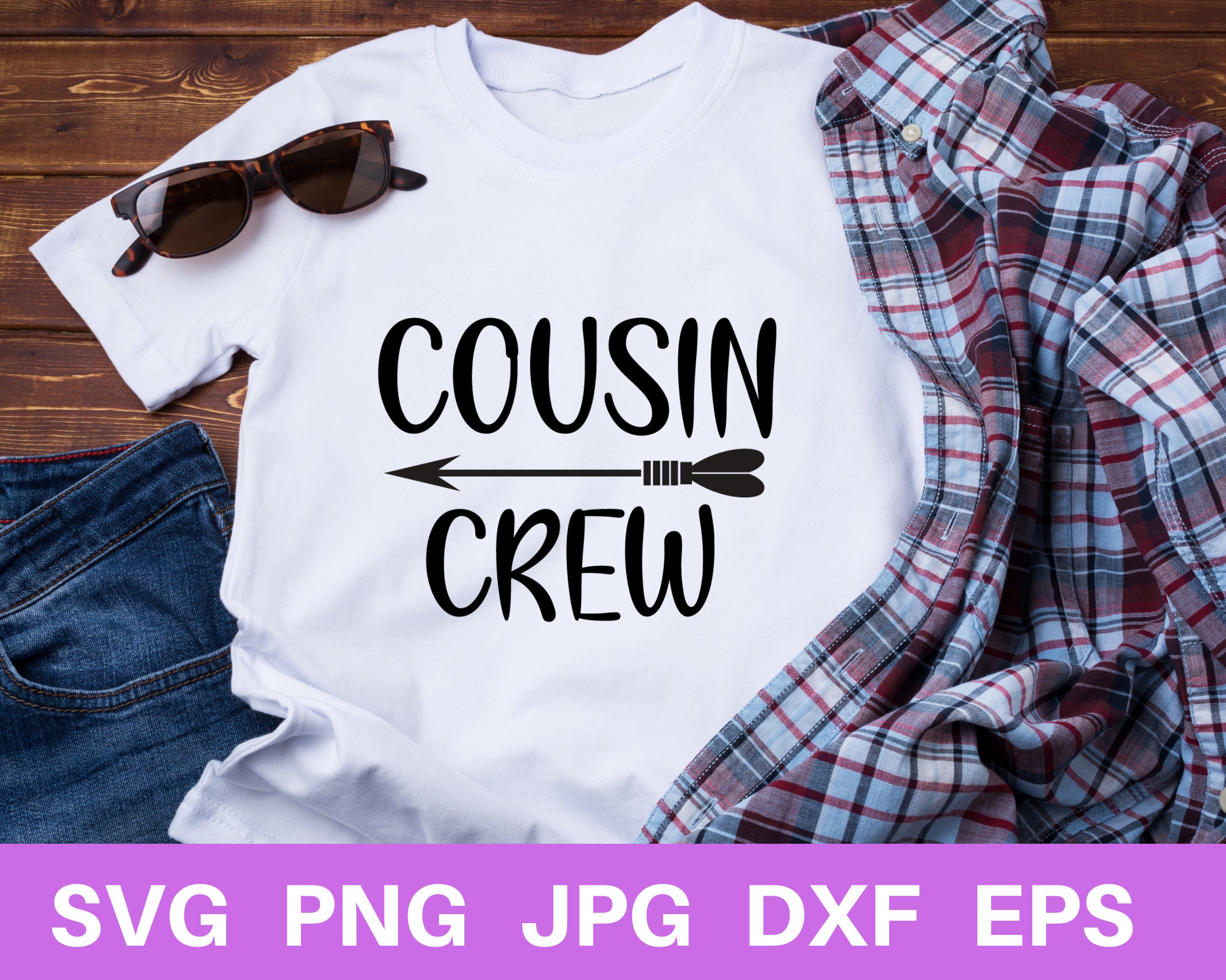 Cousin Crew Svg New to the Crew Svg Best Cousin Svg Cousin - Etsy