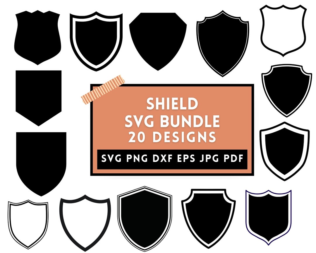 Shield Svg, Shield Clipart, Shield Vector, Shield Cut Files, Shield Svg ...