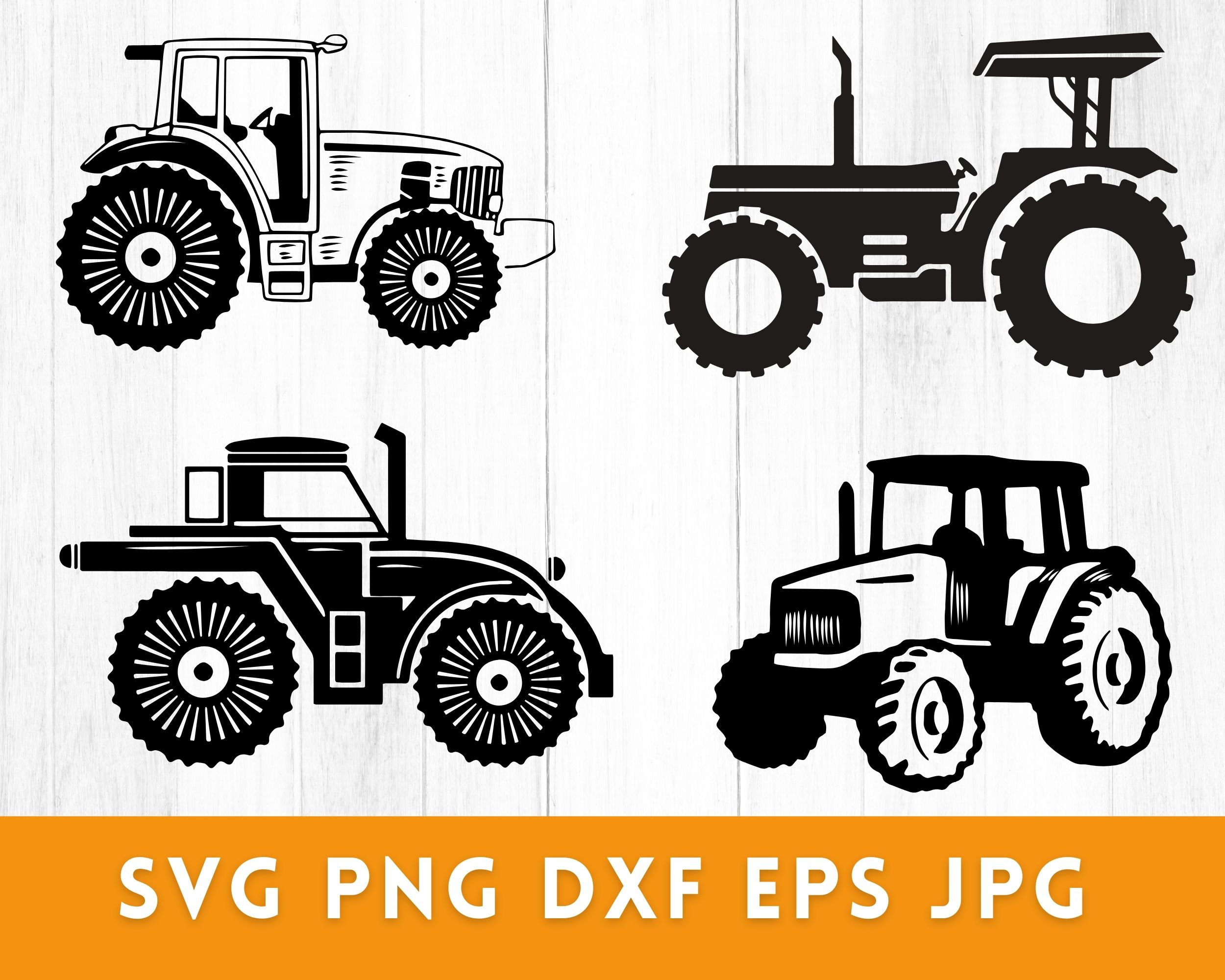 Tractor Svg Bundle, Tractor Svg Png, Farm Life Svg, Tractor Clipart ...