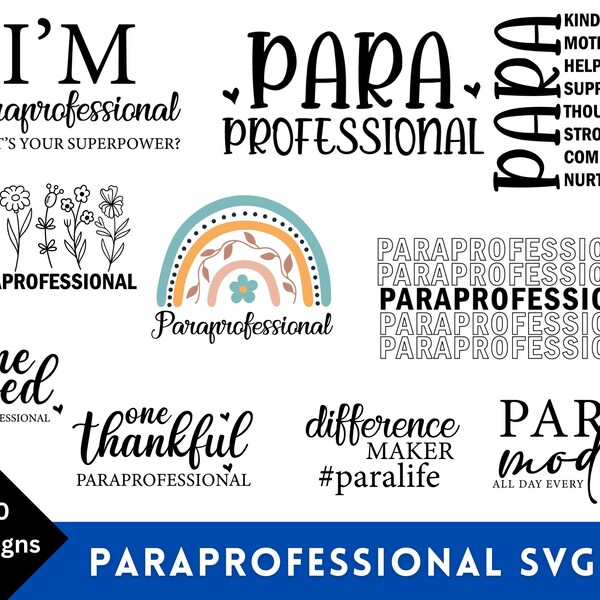 Paraprofessional Svg - Etsy