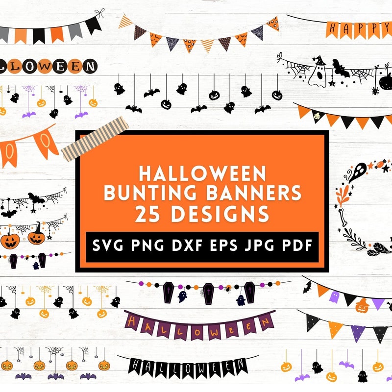 Halloween Bunting - Etsy