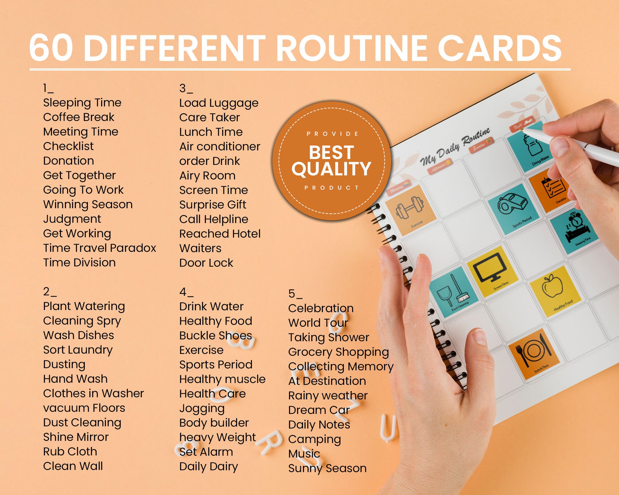Editable Chore Chart & Cards for Kids Includes 2 Chore Charts 60 Cards ...
