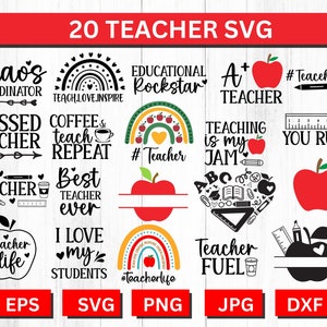 Teacher Svg, Teacher Appreciation, Teacher Life Svg, Funny Teacher Svg ...