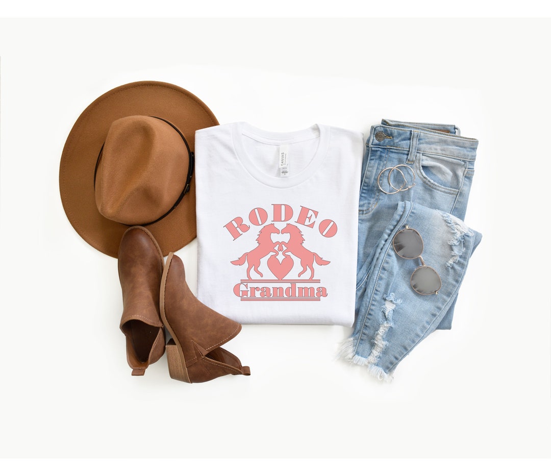Rodeo Grandma T-shirt - Etsy