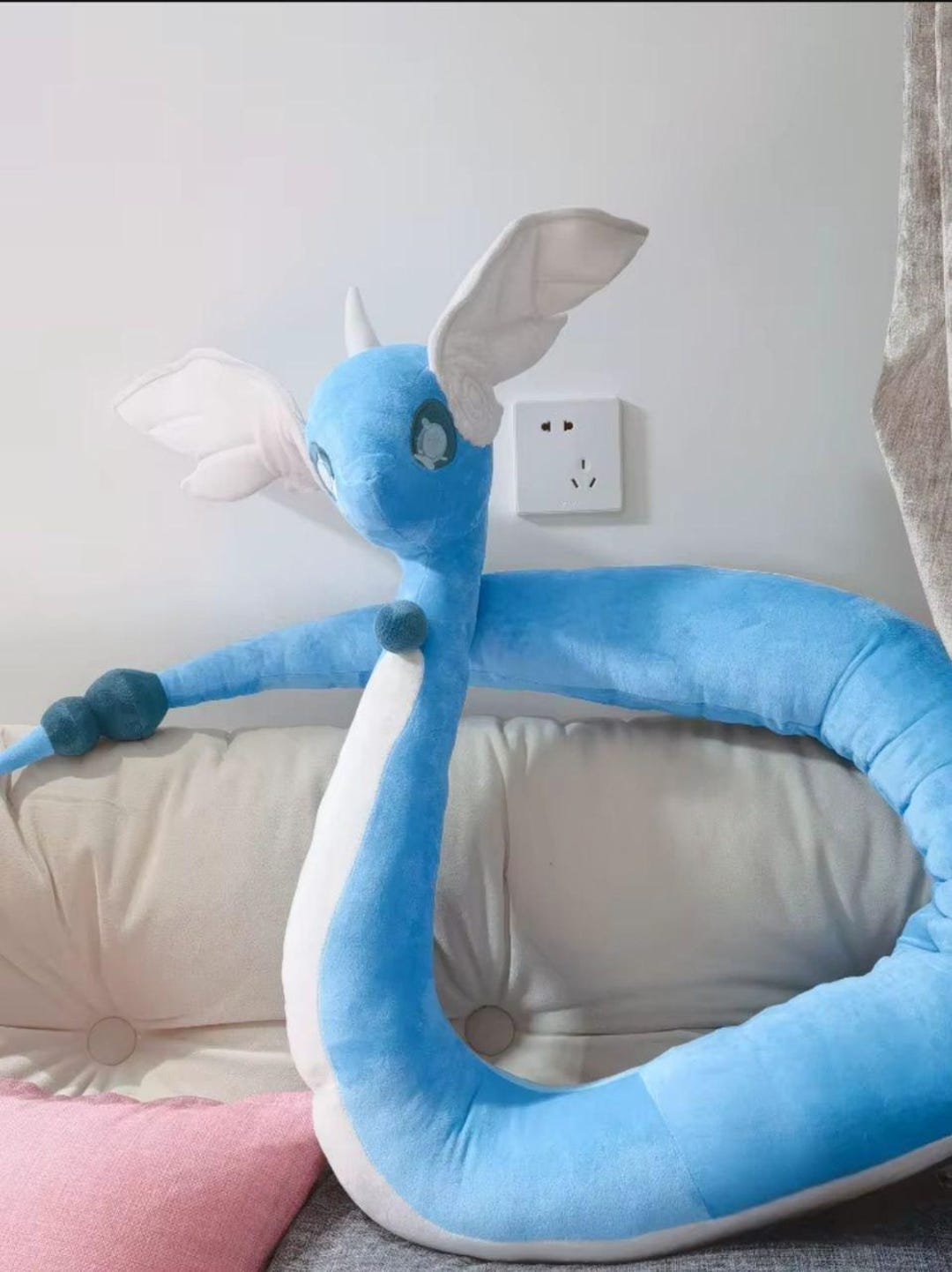 Pokemon Cartoon Plush Toy, 200cm, Overlength, Dragonair, Cute Animals ...