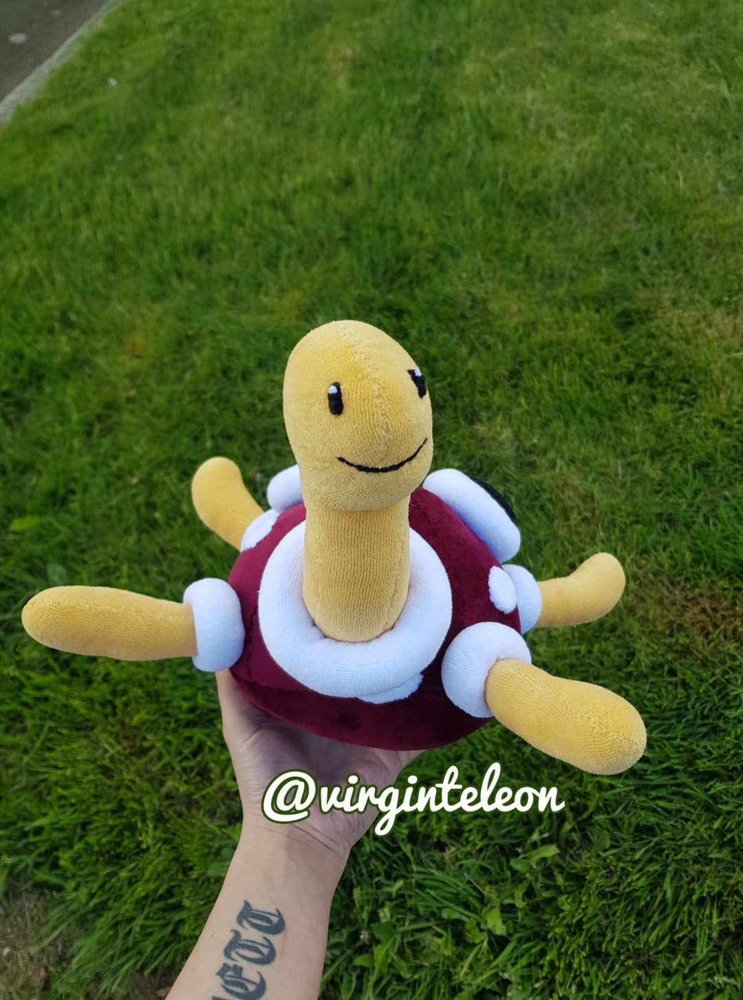 Handmade Pokémon Caratroc Shuckle Tsubotsubo Plush Toy 22 Cm - Etsy