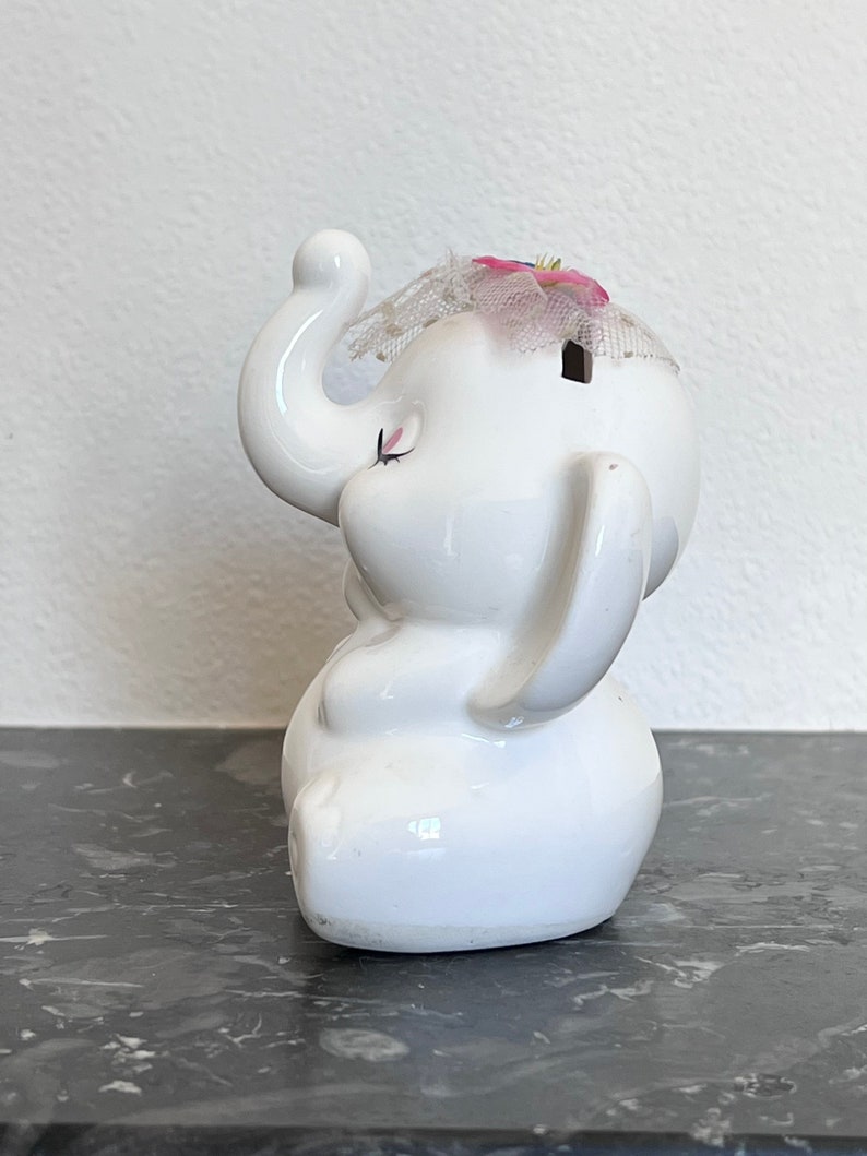 Vintage Piggy Bank in the Shape of an Elephant - Etsy