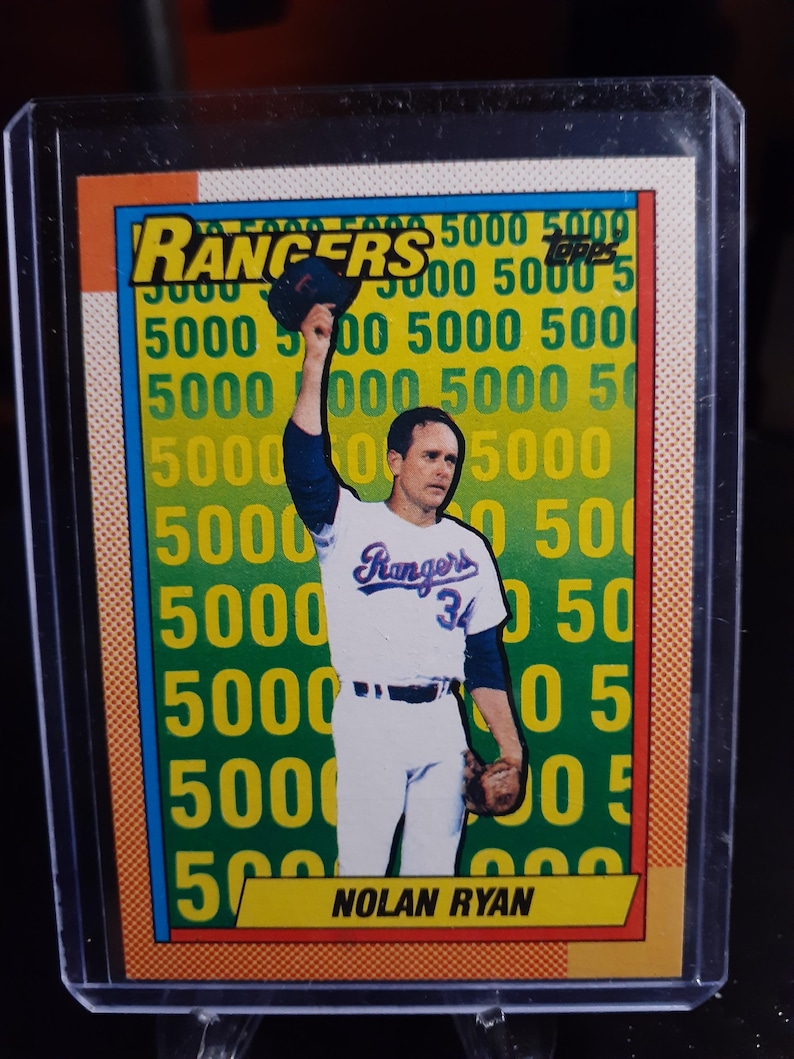 1990 Nolan Ryan 5000 K’s Complete Set / 5 Card Set #1 #2 #3 #4 #5 - Etsy