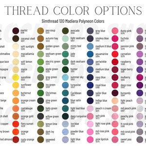 Simthread 120 Thread Madiera Color Options Editable Color Chart Canva ...
