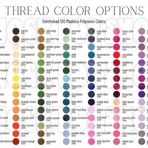 Simthread 120 Thread Madiera Color Options Editable Color Chart Canva ...