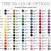 Simthread 120 Thread Madiera Color Options Editable Color Chart Canva ...