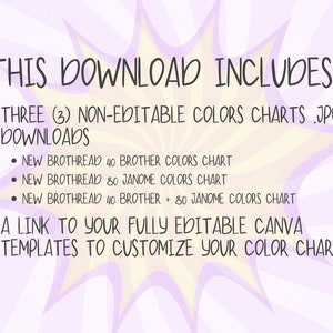 New Brothread 40 + 80 Thread Colors Editable Embroidery Thread Color ...