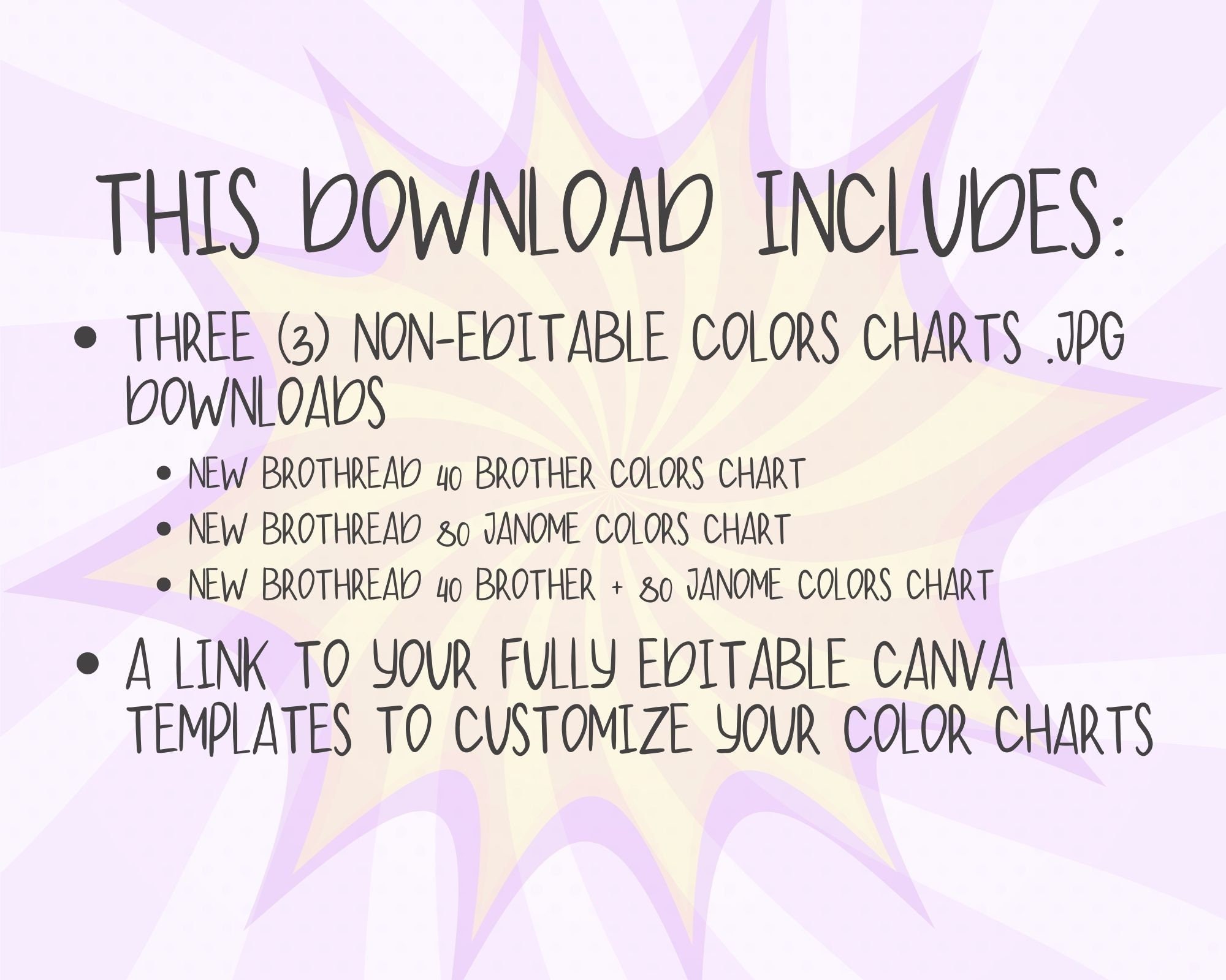 New Brothread 40 Brother + 80 Janome Thread Colors Editable Embroidery ...