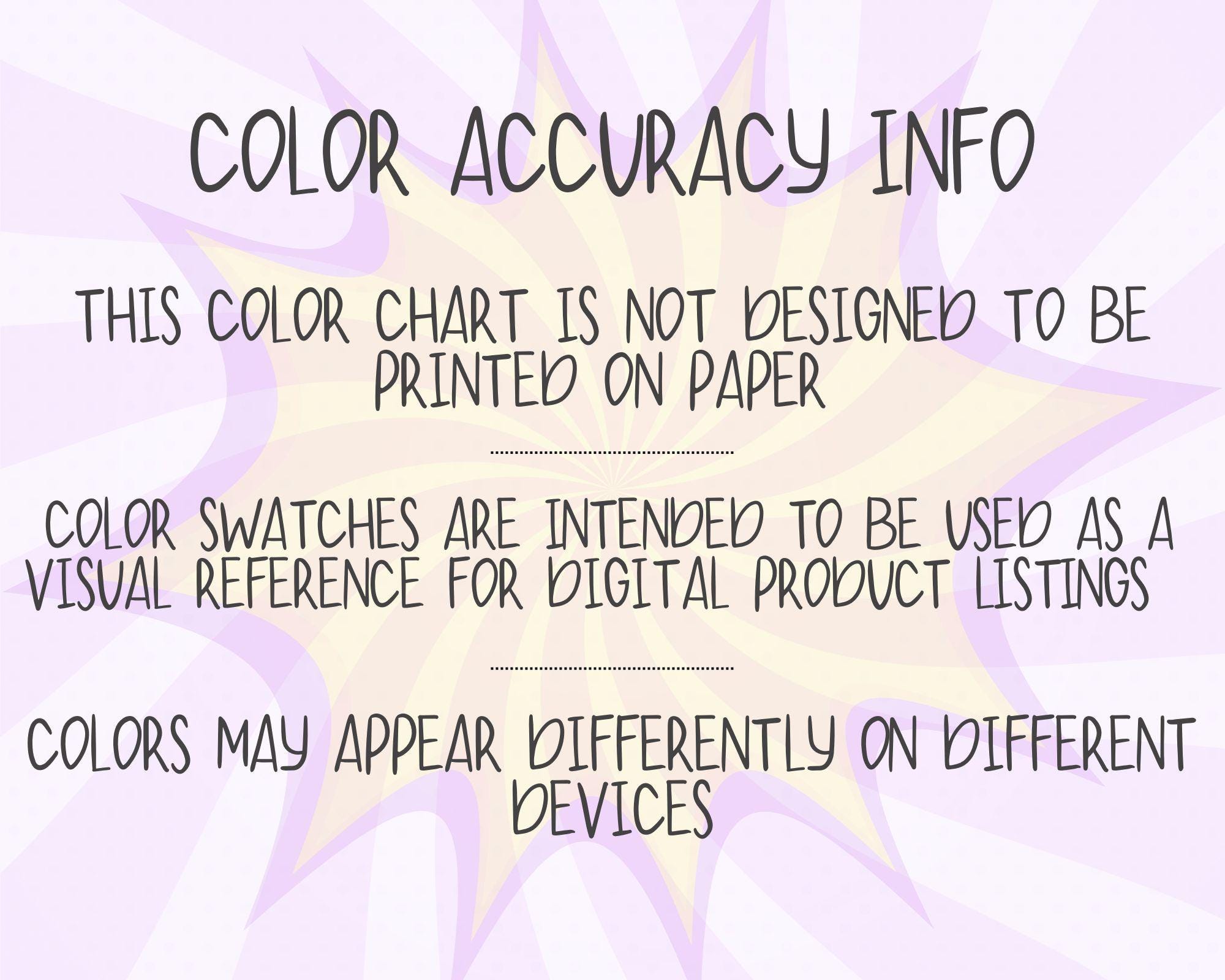 Oracal 651 Vinyl Color Options Editable Color Chart Canva Template - Etsy