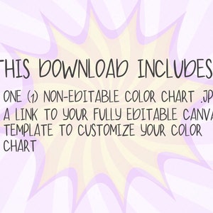 Oracal 651 Vinyl Color Options Editable Color Chart Canva Template - Etsy