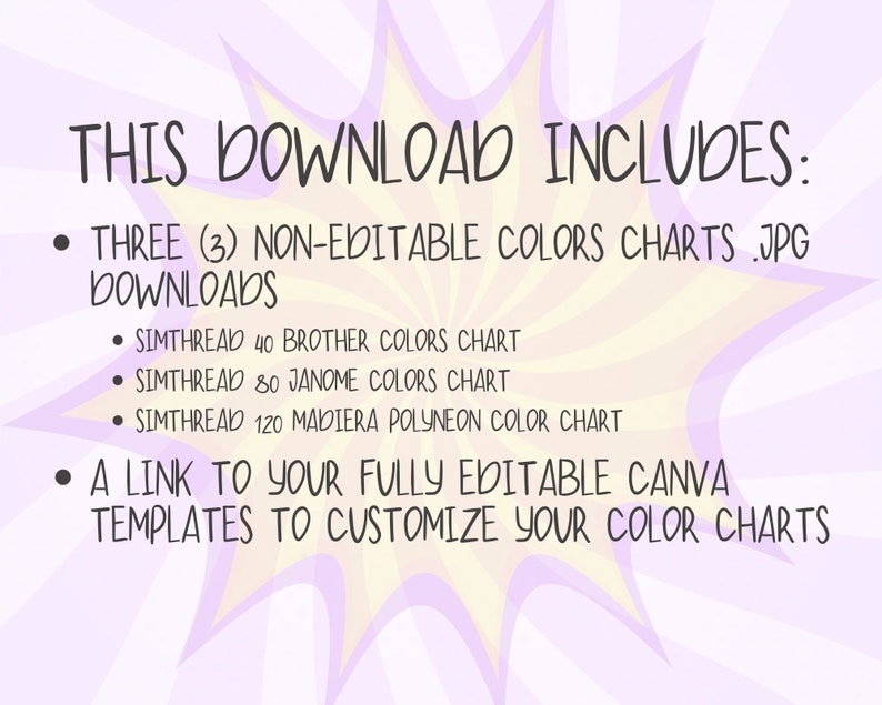 Simthread 120 Madiera Polyneon, 80 Janome & 40 Brother Colors Editable ...