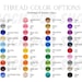 Simthread 40 Thread Brother Color Options Editable Color Chart Canva ...