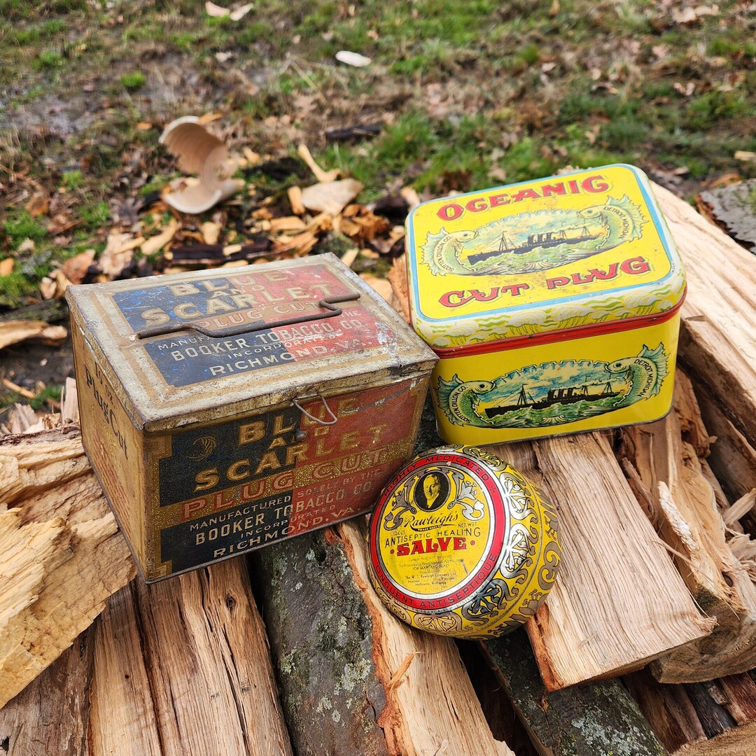 Vintage Tin Collection - Etsy