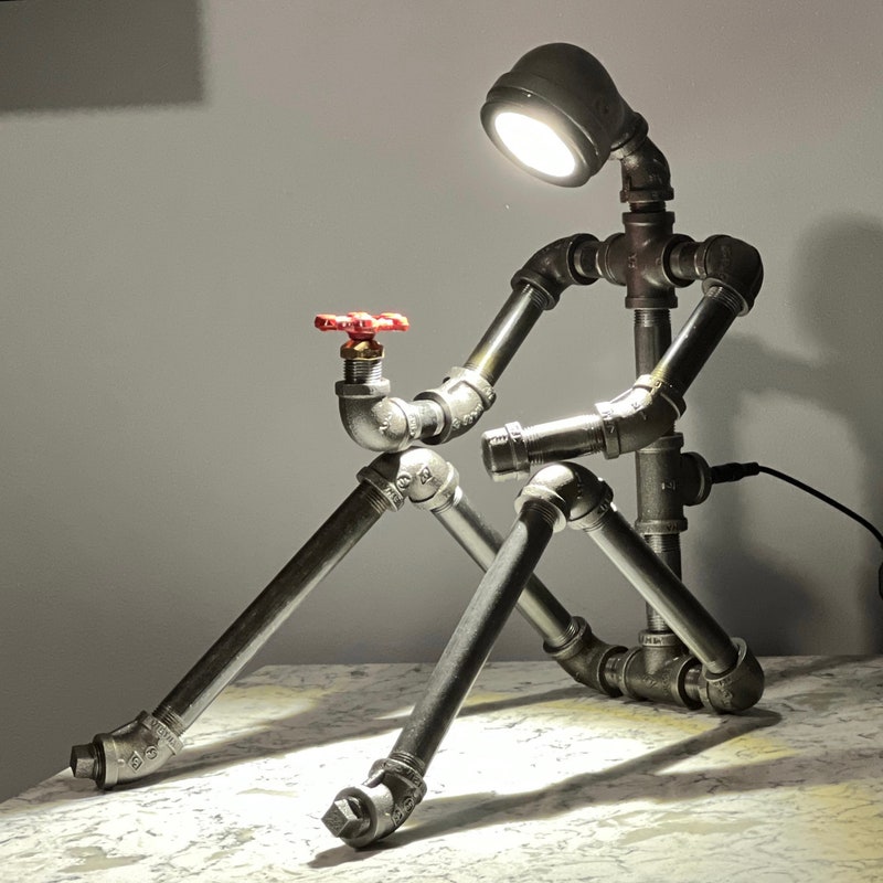 Gas Pipe Lamp - Etsy