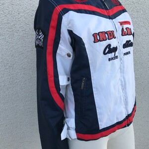 J & D Unisex Racing Jacket Motorcycle Jacket White Motorcycle Jacket ...