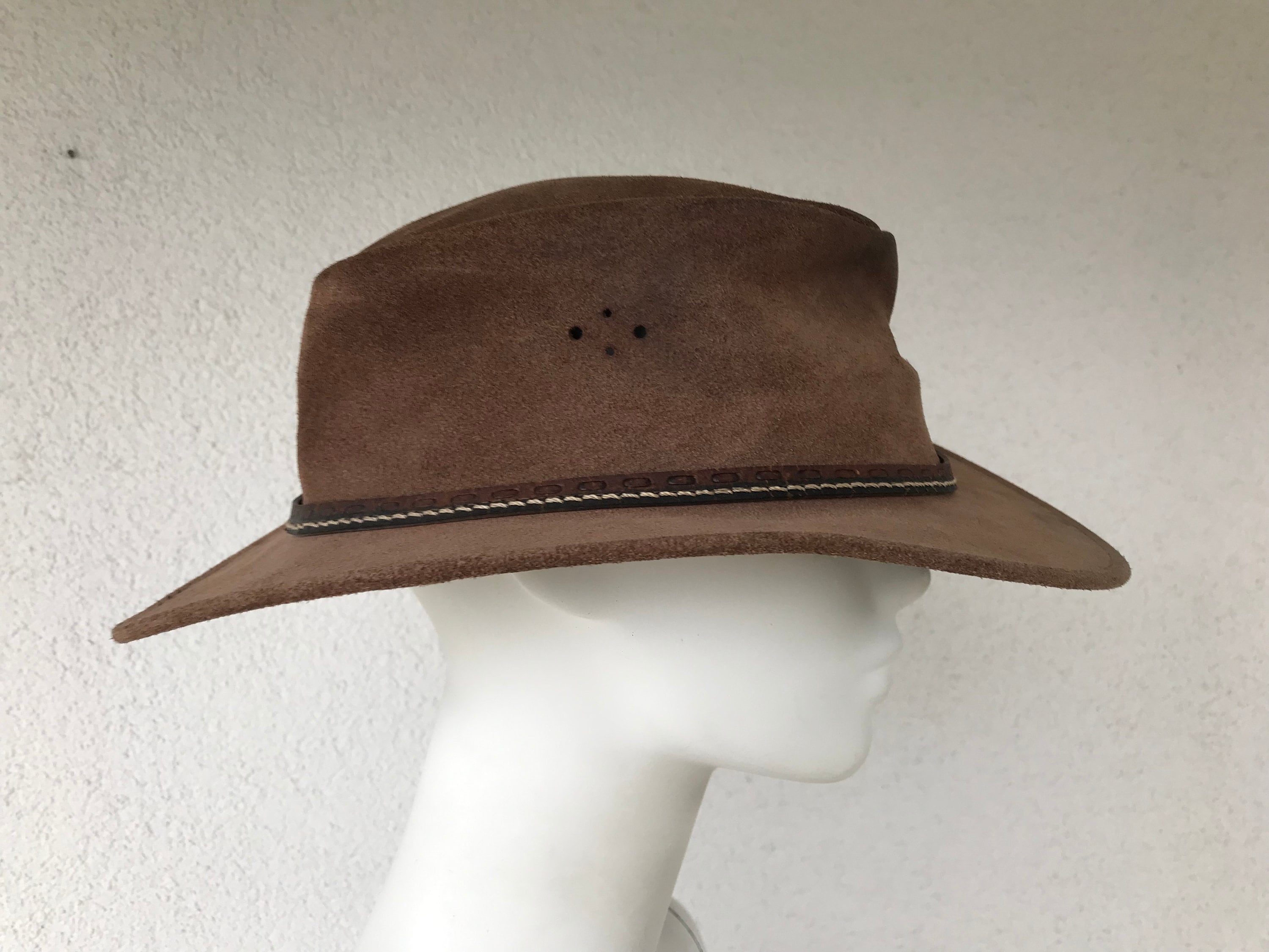 Vintage Kakadu Traders Australia Outback Hat Shapeable Into Leather ...
