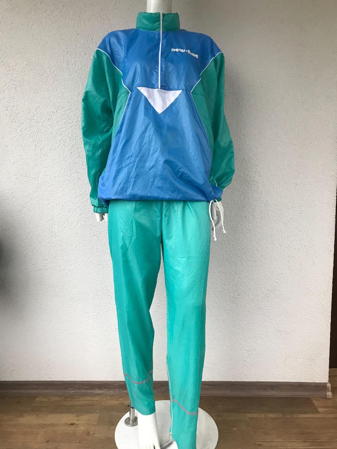 Vintage 80s New Line Track Jacket and Track Pants Running Tracksuit ...