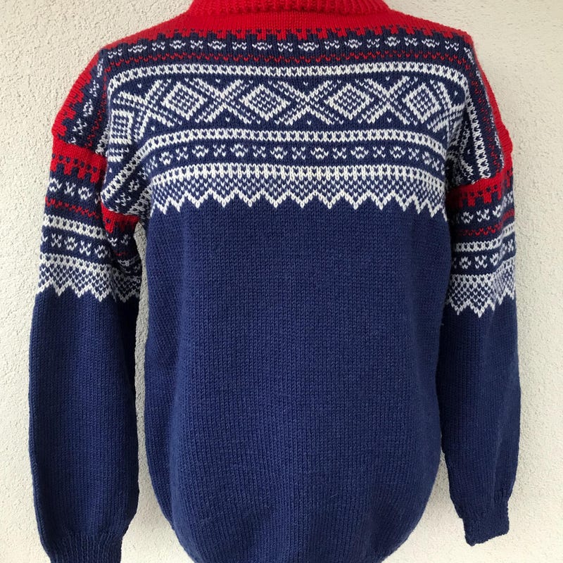 Handmade Norwegian Sweater - Etsy