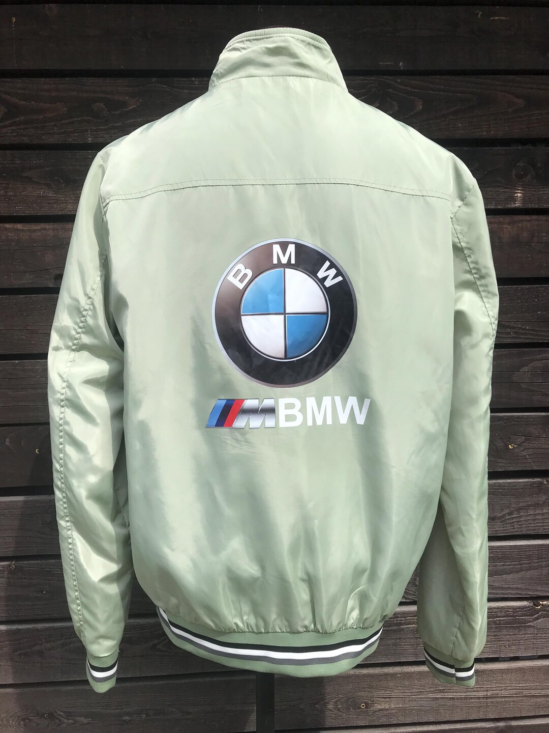 BMW Motor Sport Racing Jacket Mint Color Auto Motor Sport Jackets BMW ...