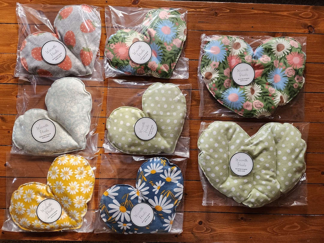 Heart Rice Pack Printable Pattern - Etsy