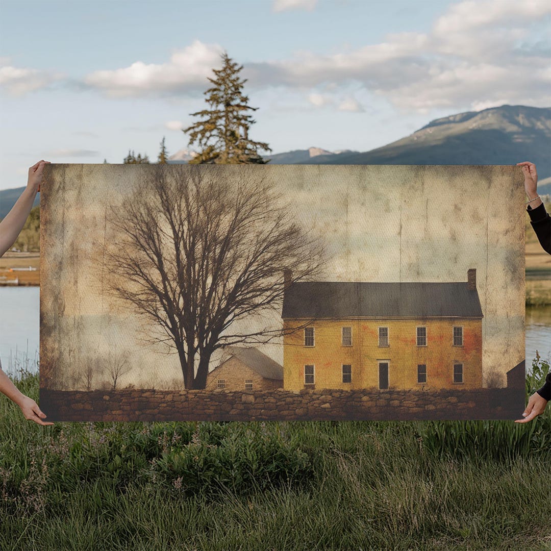 Vintage Farm House Wall Decor, Rural Wall Decor, Autumn Wall Decor ...