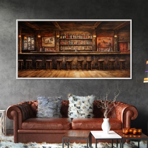 Prohibition Wall Art, Saloon Wall Art, Western Art, Canvas Print, Wall ...