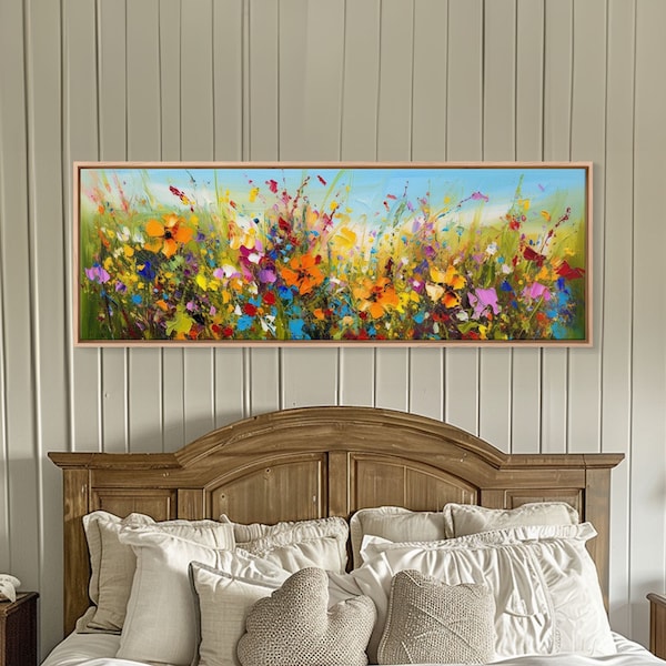 Abstract Flower Canvas Wall Art - Etsy