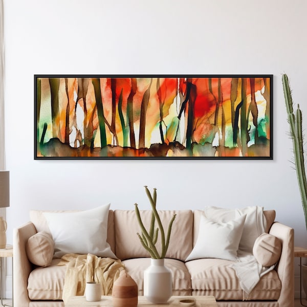 Abstract Forest Art - Etsy