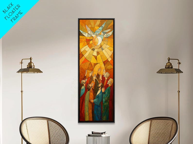 Pentecost Apostles Preaching to the Nations Tall Art Deco Christian ...
