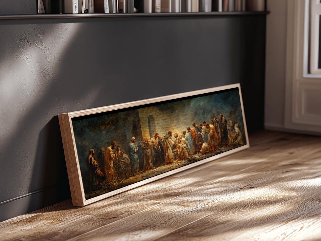 Cleansing of the Leper Healing Miracle Framed Christian Art Print ...