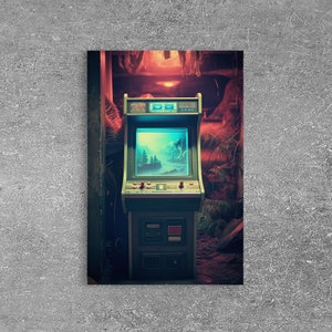 Video Game Art, Retro Gaming, Video Game, Canvas Print, Wall Hanging ...